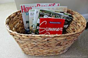 Organizing Catalogs & Magazines {Paper Declutter Challenge Week 8}