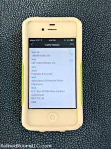 Organizing Business Cards {Paper Declutter Challlenge - Week 10}