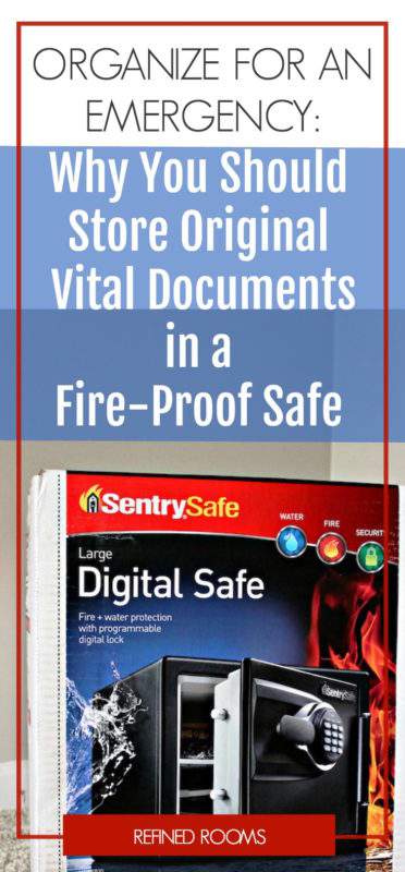 Use a Fire Safe to Protect Vital Documents: Organize for Emergencies