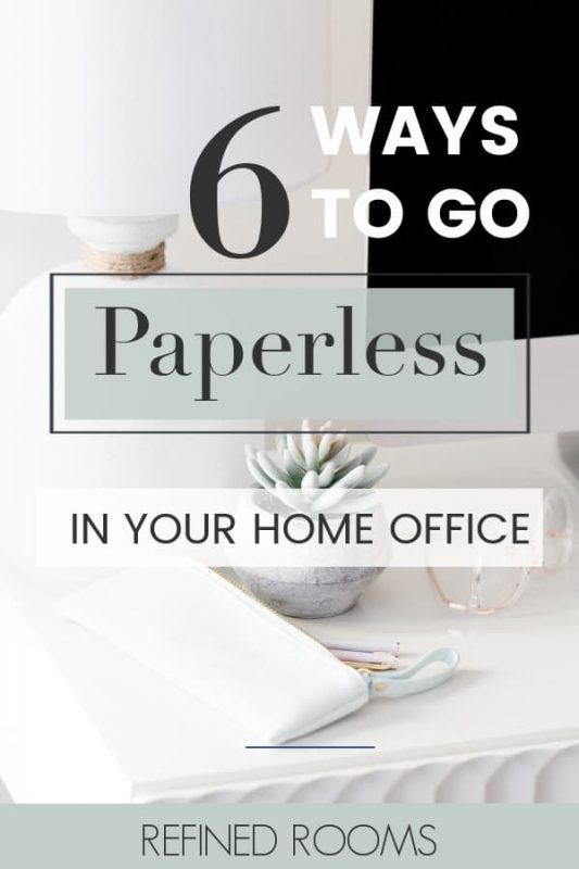 6 Paperless Home Office Solutions: Reduce Household Paper Clutter!