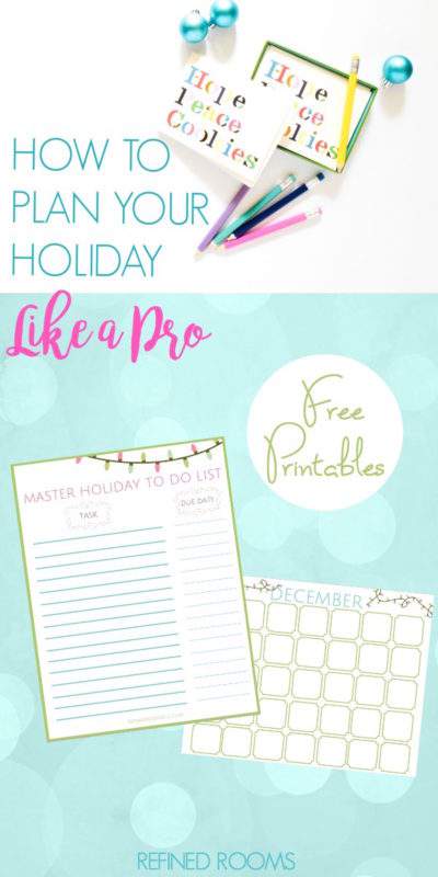 Your Holiday Planning Primer {+ Free Holiday Planning Printables}