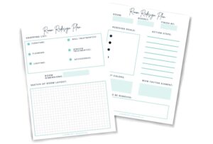 Printable Room Planner: Organize Your Room Makeover