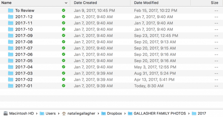 Create a Digital Photo Core File Structure {DPO Challenge Week 4}