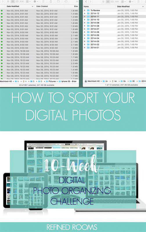 Sorting Digital Photos {Digital Photo Organizing Challenge Week 5}