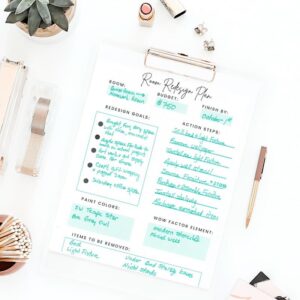 Printable Room Planner: Organize Your Room Makeover