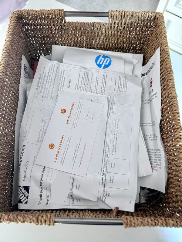Organizing Product Manuals & Warranties: My Tried & True Method