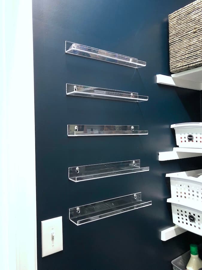 Organizing Spices in a Pantry with a Spice Rack Storage System