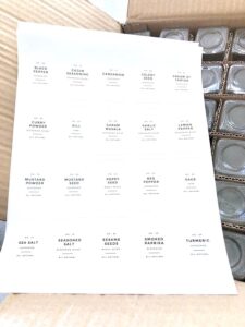 Organizing Spices in a Pantry with a Spice Rack Storage System